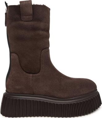 AGL Stiefeletten Milagros Fur D751529PGK Dunkelgr&uuml;n