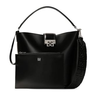 Kazar Schwarze starre Konstruktion Handtasche mit Beutel - - Bags - Damen - Schwarzk - ONE SIZE