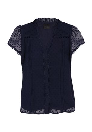 Dreimaster Dreimaster Bluse Frauen Marine