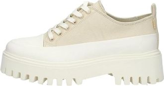 Bronx Femme, Chaussures, Beige, Taille: 37 EU Groov-y Chaussures &agrave; lacets Laag