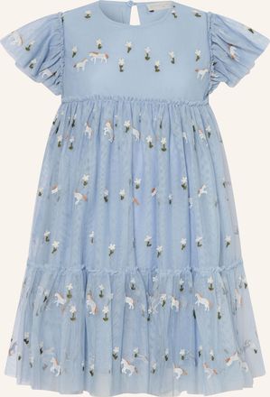 Stella McCartney Stella Mccartney Kids T&uuml;llkleid blau