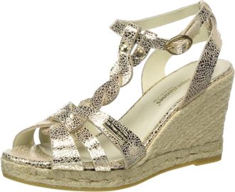 Les Tropeziennes Damen Bamsoa Sandale, Gold, 40 EU