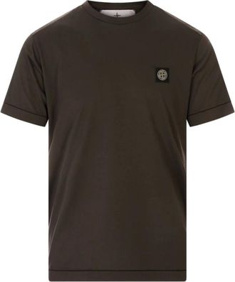 Stone Island Homme, Tops, Gris, Taille: XL 2100027 60/2 Cotton Jersey