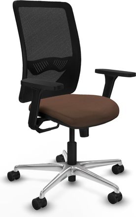 Piqueras y Crespo Gepolsterter B&uuml;rostuhl Zulema mit 3D-Armlehnen, h&ouml;henverstellbare Lendenwirbelst&uuml;tze, ausgestattet mit 3 Positionen und Schneidschaum, mit Rollen von 