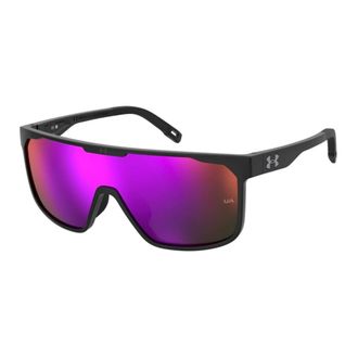Under Armour Homme, Accessoires, Noir, Taille: ONE Size Lunettes de soleil noires roses miroir