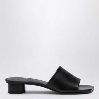 Maison Margiela Schwarze Anatomic Sandalen mit niedrigem Absatz