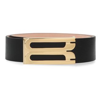 Victoria Beckham Dorian Jumbo Frame G&uuml;rtel - - Accessories - Damen - Schwarzk - 80 CM