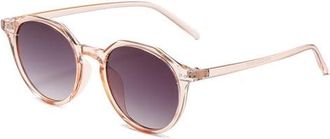 Generic Lunettes De Soleil Rondes À Grande Monture For Hommes Et Femmes, Idéales For La Conduite, Les Sports De Plein Air, Les Fêtes Et La Photographie(Purple