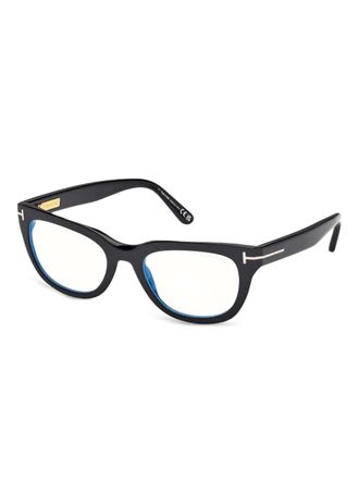 Tom Ford Eyewear lunettes de vue à monture papillon - Noir