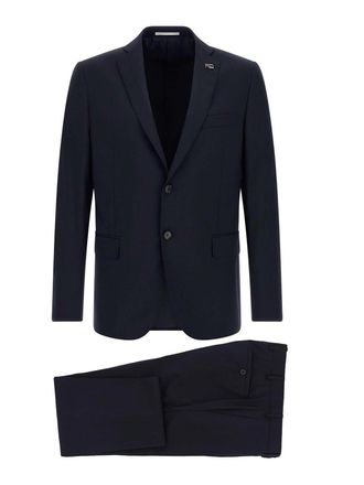 Pal Zileri Knielanges Kleid - Blau