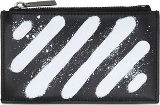 Off-white portefeuille à logo - Noir