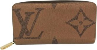 Louis Vuitton Pre-owned Zippy Wallet Monogram Giant M69353 - Femme - Pre-owned - Brun - Taille: ONE Size