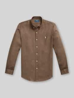 Polo Ralph Lauren Slim Fit Freizeithemd aus reinem Leinen
