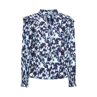 Silvian Heach Bedruckte Bluse mit Bindehals - - Blouses & Shirts - Damen - Mehrfarbig - XS