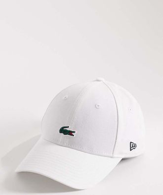Lacoste x New Era 9Forty - Casquette femme &agrave; logo - Blanc