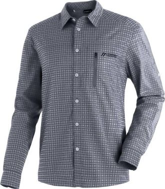 Maier Sports Herren Hemd Mats L/S He-Hemd 1/1 Arm el