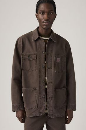 Levi's Veste Chore Berkley - Homme - Marron / Crackin Bracken T - 2XS