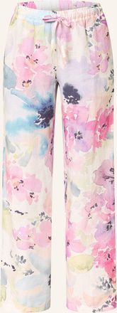 120% Lino 120%Lino Leinenhose rosa