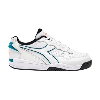 Diadora Homme, Chaussures, Blanc, Taille: 42 EU Baskets de Tennis Winner en Cuir Blanc