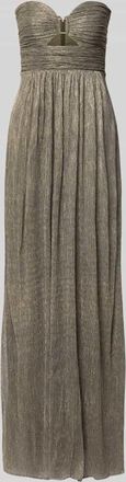 Jake*s Schimmerndes Off-Shoulder-Kleid mit Taillenband