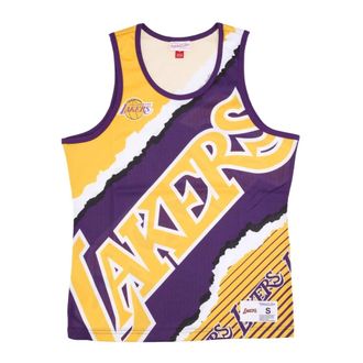 Mitchell & Ness NBA Jumbotron Basketball Tank Top - - Tops - Herren - Gelb - S
