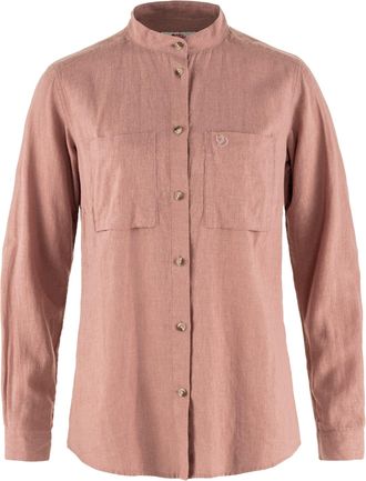 Fj&auml;llr&auml;ven Damen &Ouml;vik Hemp LS Shirt, Dusty Rose, XL