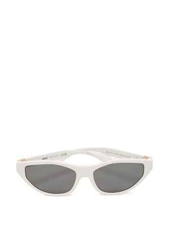 Versace lunettes de soleil &agrave; monture papillon - Blanc
