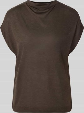 Comma Regular Fit Bluse aus Lyocell-Mix