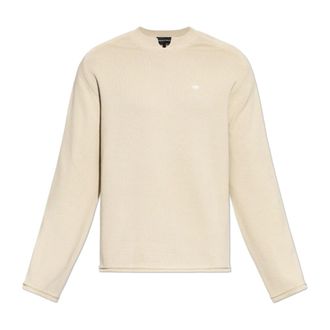 Emporio Armani Herren, Strickwaren, Beige, MGr&ouml;&szlig;e
