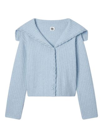 B+ab cardigan à boutonnière - Bleu