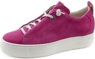 Paul Green Femme Chaussures à Lacets 5017, Dame Chaussures Confortables Largeur: Normale (WMS),Chaussure Basse Confort,Pink (Black),38 EU / 5 UK