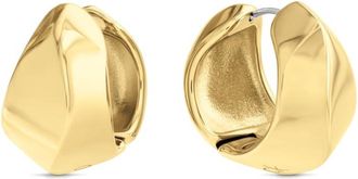 Calvin Klein Creolen für Damen Kollektion SCULPTED aus Edelstahl und Gelbgold-beschichtung - 35000820