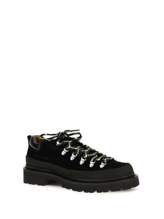Dsquared2 Mens Suede Lace-Up Sneakers Nero Lace Up
