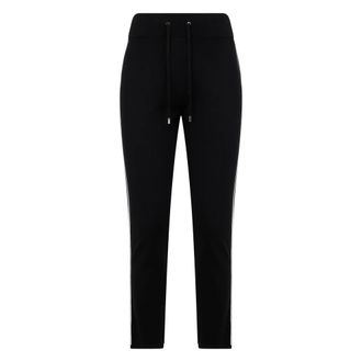 Moorer Cleide High-waisted Gestrickte Hose - - Trousers - Damen - Schwarzk - XS