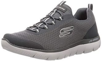 Skechers Chaussures de Sport pour Homme, Charbon, 43 EU