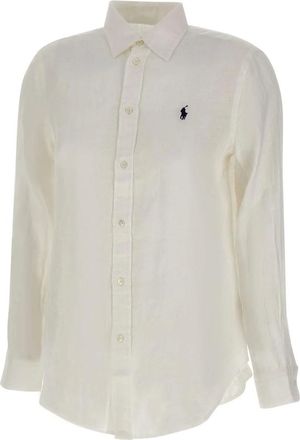 Polo Ralph Lauren Femme, Blouses et Chemises, Blanc, Taille: 40 FR Polo Ralph Lauren Chemises White