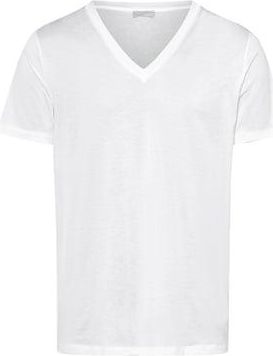Hanro T-shirt col V en coton