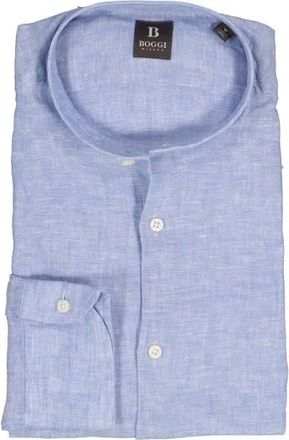 Boggi Milano Herren Hemd blau