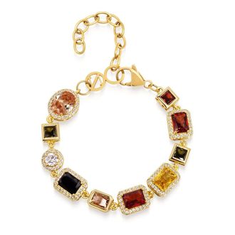 Nialaya Femme, Accessoires, Jaune, Taille: L Gem Bracelet in Gold