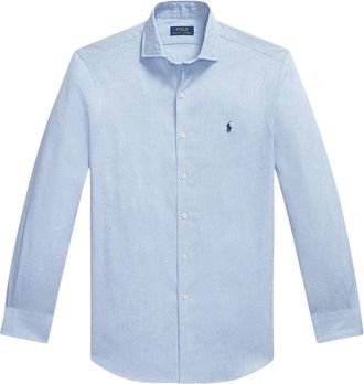 Polo Ralph Lauren Homme, Chemises, Bleu, Taille: M Chemise Coupe Personnalis&eacute;e