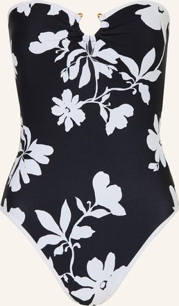 Seafolly Bandeau-Badeanzug Mayflower schwarz