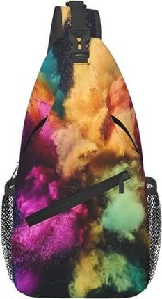 Generic Color Splash Sac &agrave; bandouli&egrave;re de voyage pour homme Sac &agrave; dos de randonn&eacute;e