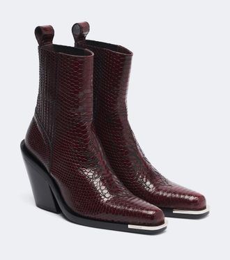 Paco Rabanne Santiags en cuir