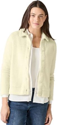 Cecil B322269 Cardigan en Fil Plume, Beige Sable Brut, L Femme
