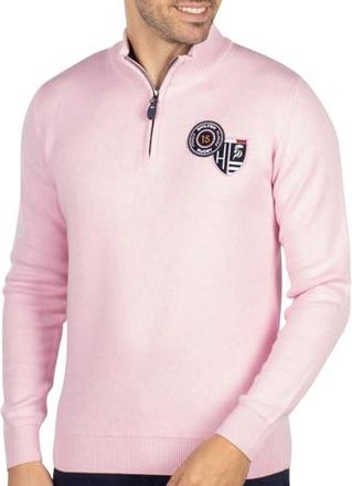 Shilton Pull Camionneur Rugby Nations 15 Homme L/Rose