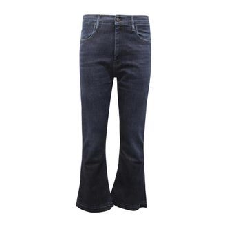 Cycle Kate Crop Bootcut Hose - - Jeans - Damen - Blau - W29