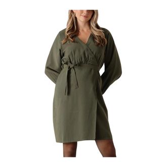 Another Label Claudia Kleid LS - - Dresses - Damen - Gr&uuml;n - S