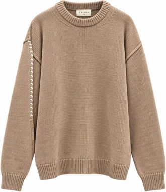 Paura Hotaka Crewneck - Homme - Pulls - Beige - Taille: L