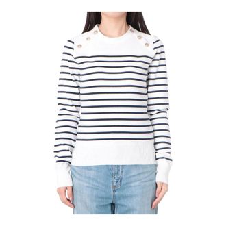 Guess Femme, Pulls, Multicolore, Taille: 36 FR Tricot ras du cou