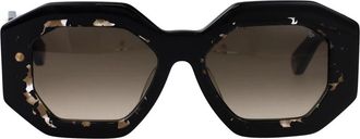 Philipp Plein unisex, Accessoires, Noir, Taille: 53 MM Lunettes de soleil Spp098M
